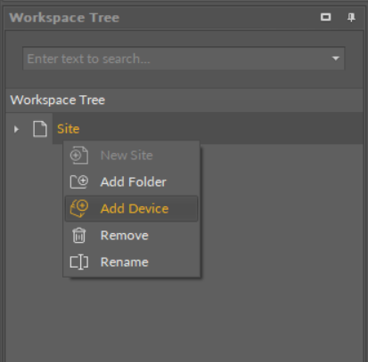 Adding and Connecting Device